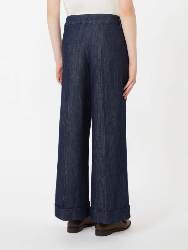 Max Mara Wide Leg Denim Jeans