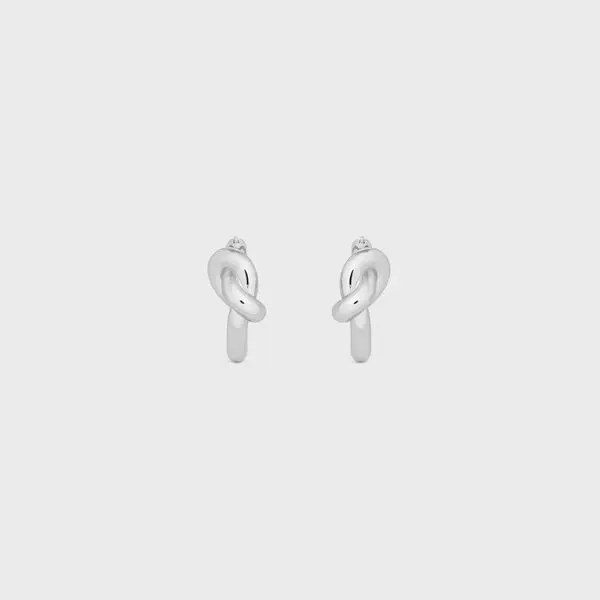 Celine Knot Hoop Earrings