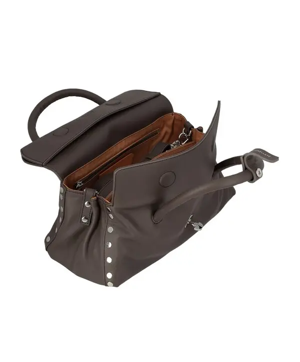 ZANELLATO Logo Handbag - Black