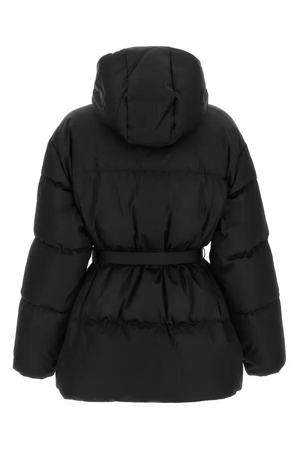 Prada Hooded Belted Jacket