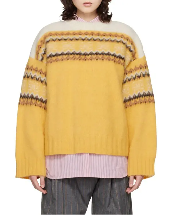 GANNI Fair Isle Knit Jumper