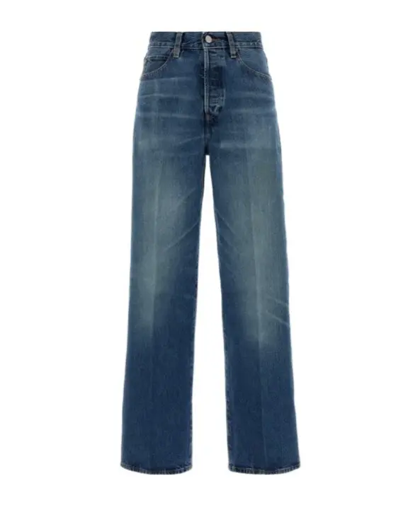 FRAME Collegiate Straight-leg Jeans - Blue