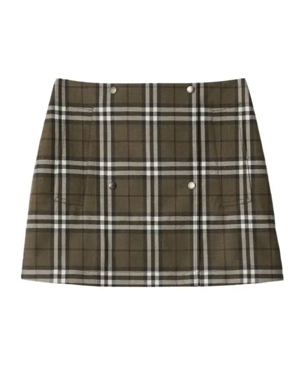Burberry Checked Mini Skirt