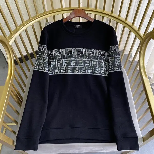 Fendi Ff Camouflage Printed Hoodie