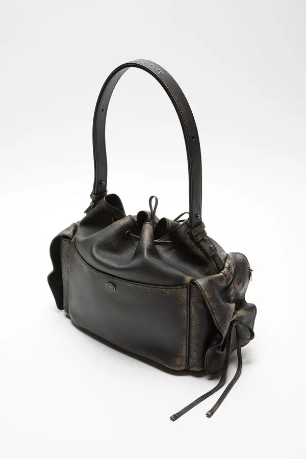 Acne Studios Drawstring Shoulder Bag - Black