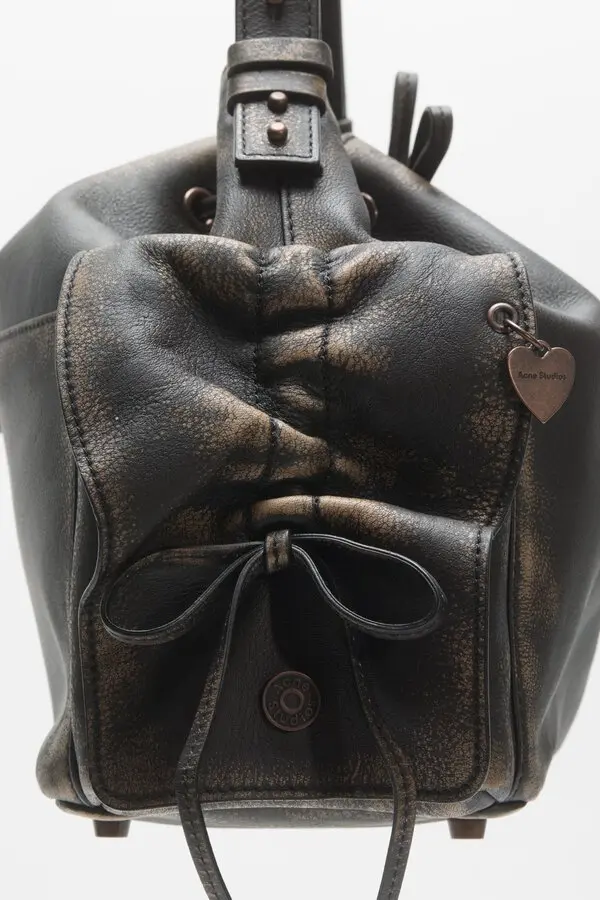 Acne Studios Drawstring Shoulder Bag - Black