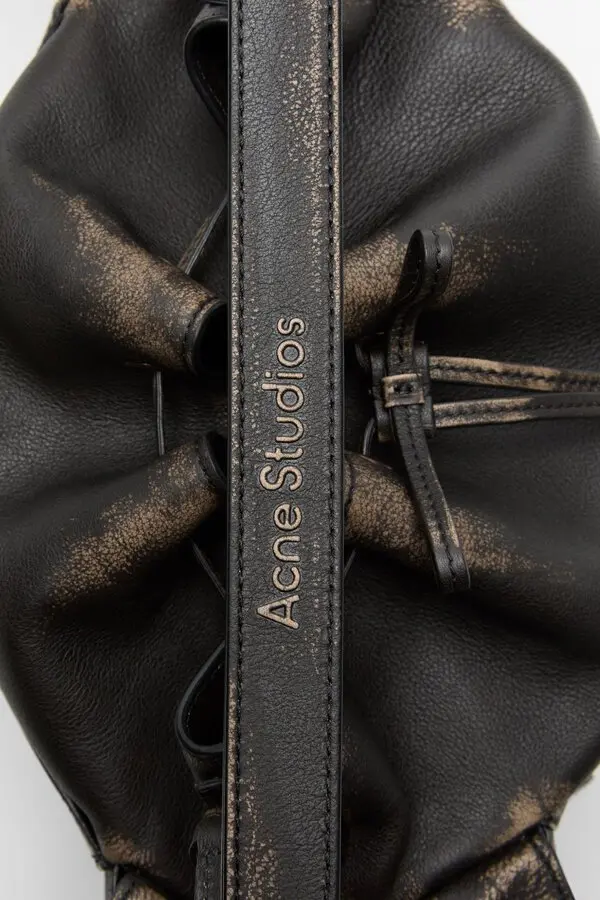 Acne Studios Drawstring Shoulder Bag - Black