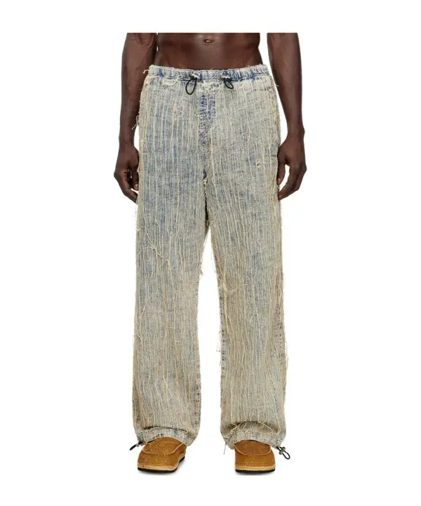 DIESEL® D-martial Frayed Detail Jeans