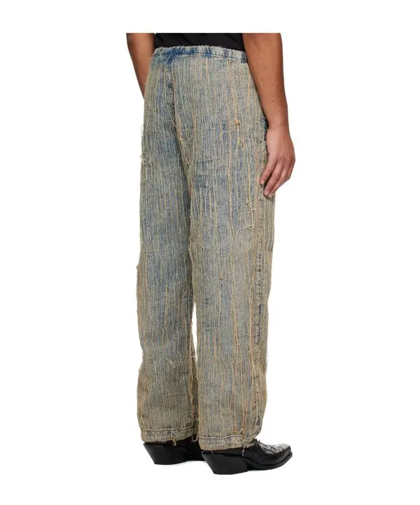 DIESEL® D-martial Frayed Detail Jeans
