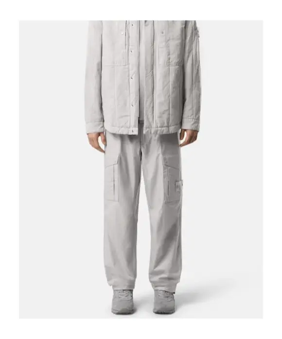 Stone Island Cargo Pockets Loose Fit Trousers