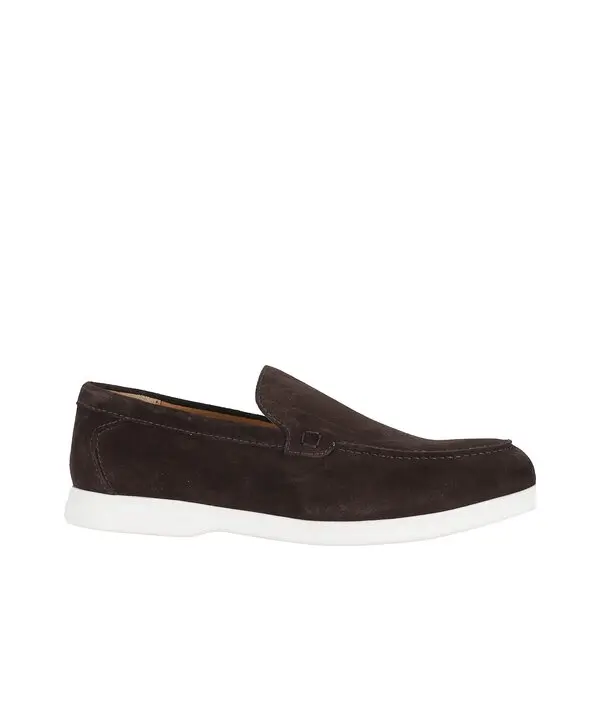 DOUCAL'S Suede Loafers - Black