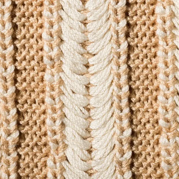 Miu Miu Ivy Crochet Bag - Nude