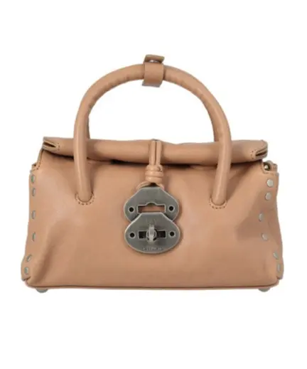 ZANELLATO Logo Handbag - Nude