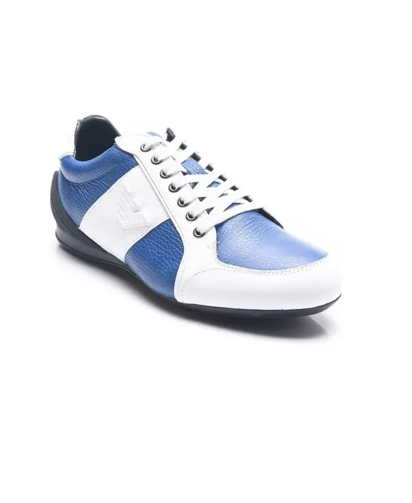 Emporio Armani Leather Logo Sneakers
