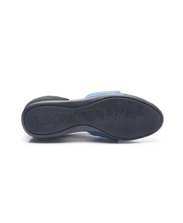 Emporio Armani Leather Logo Sneakers
