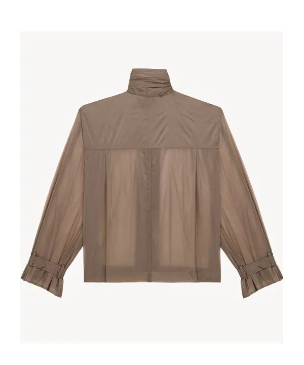 Saint Laurent Lavallière Button-up Blouse - Brown