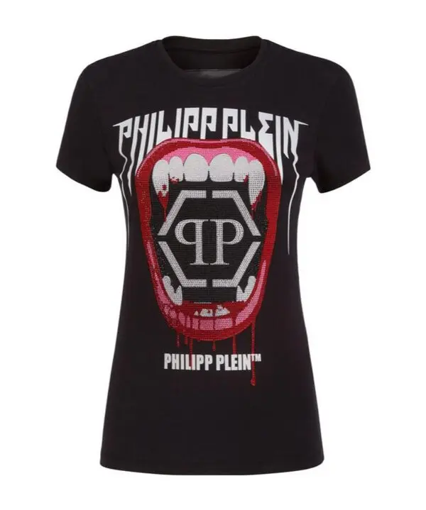 Philipp Plein Logo Detail T-shirt - Black