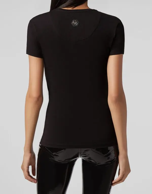 Philipp Plein Embellished Logo T-shirt
