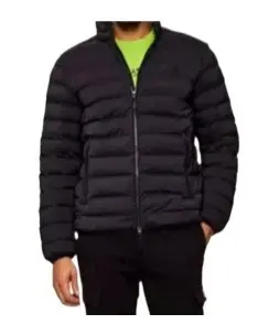 EA7 Cotton Zip Jacket - Black