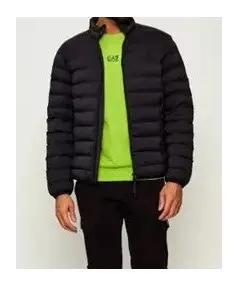 EA7 Cotton Zip Jacket - Black