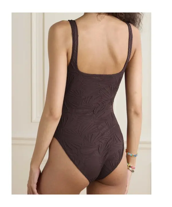 Loulou De Saison Apollon Stretch-cloqué Swimsuit
