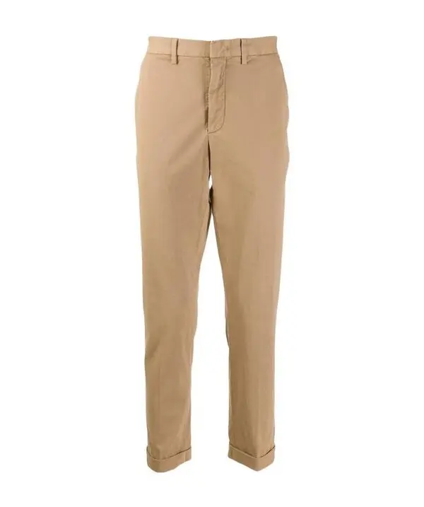 Zegna Slim Fit Casual Pants - Nude