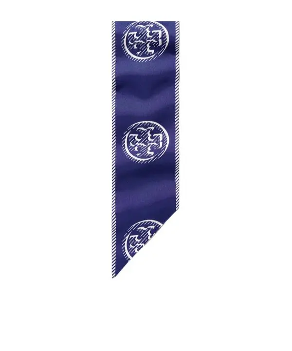 Tory Burch Printed Neck Scarf - Blue