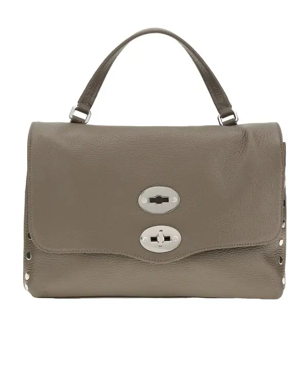 ZANELLATO Postina Twist-lock Small Top Handle Bag - Brown