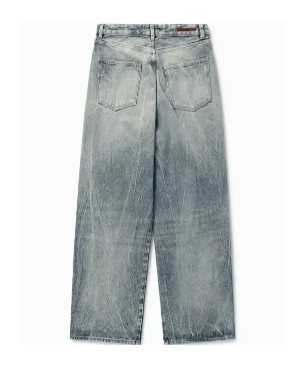 1989 STUDIO Wide-leg Jeans With Washed Effect - Blue