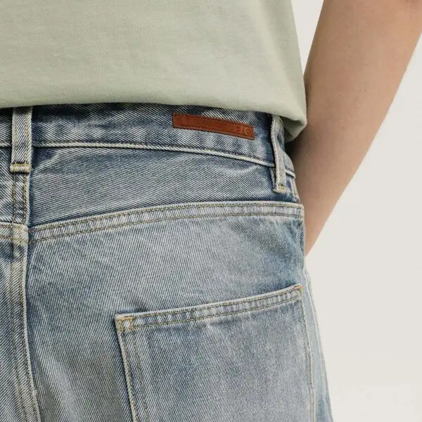 1989 STUDIO Wide-leg Jeans With Washed Effect - Blue