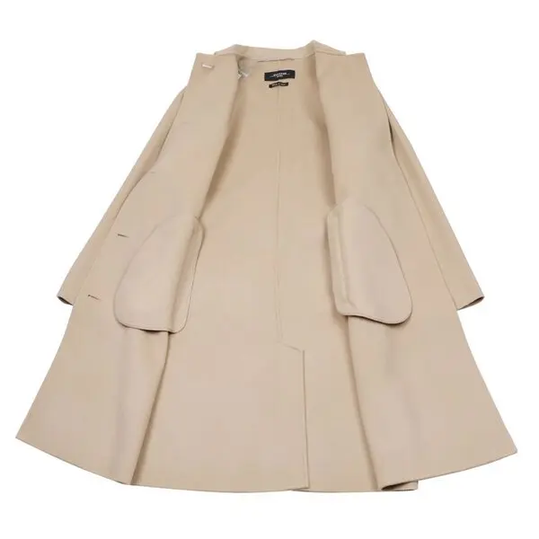 Max Mara Zenone Pure Wool Broadcloth Coat