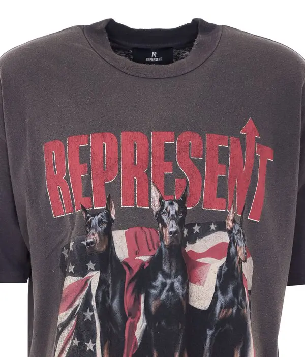 REPRESENT Dream On Tour Graphic T-shirt - Black
