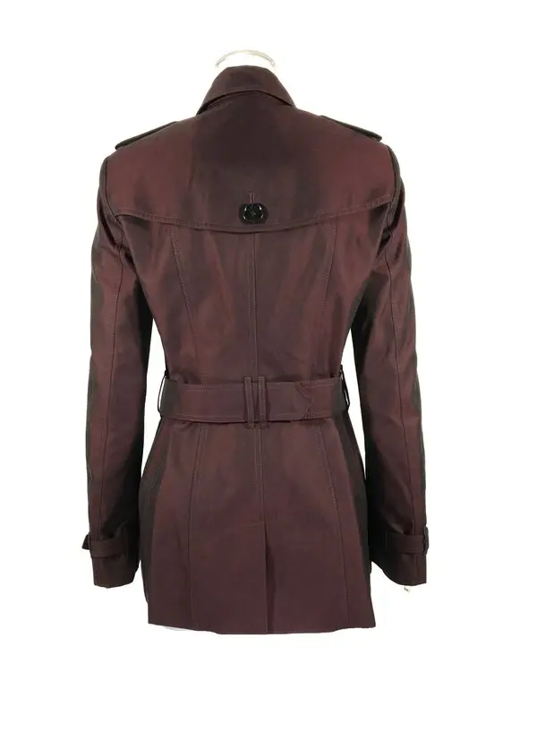 Burberry Double-breasted Trench Coat With Belt Detail