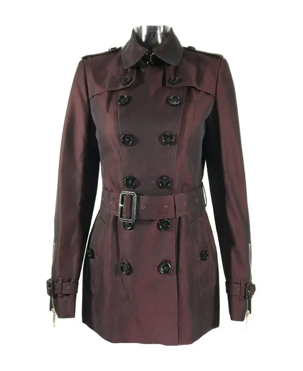 Burberry Double-breasted Trench Coat With Belt Detail