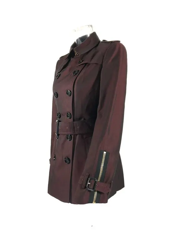 Burberry Double-breasted Trench Coat With Belt Detail