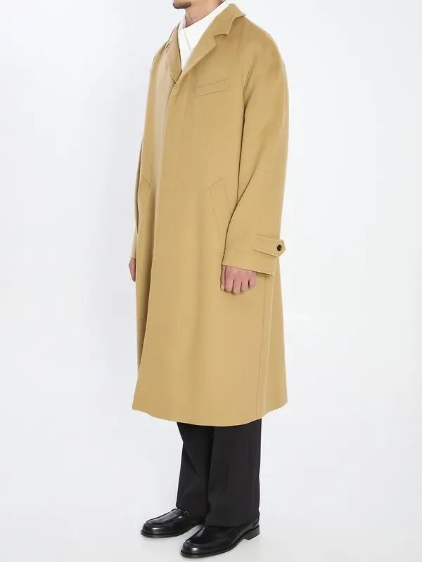 Celine Mac Coat In Wool Cloth
