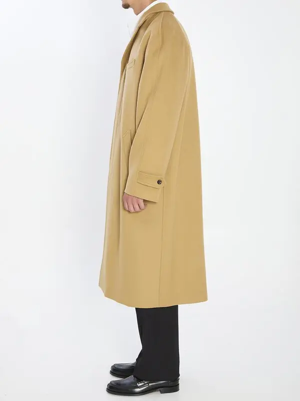 Celine Mac Coat In Wool Cloth