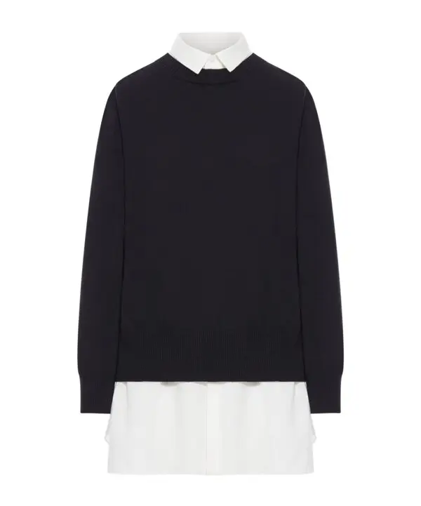 Sacai Layered Effect Mini Dress