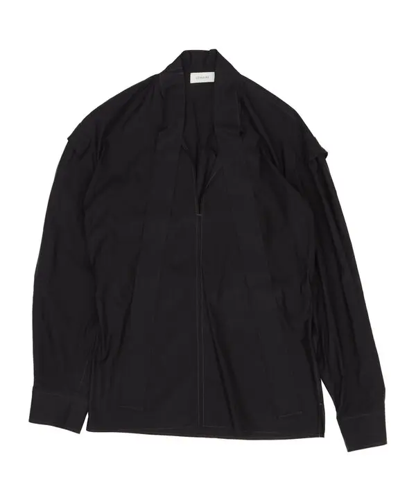 LEMAIRE Ascot Blouse - Squid Ink