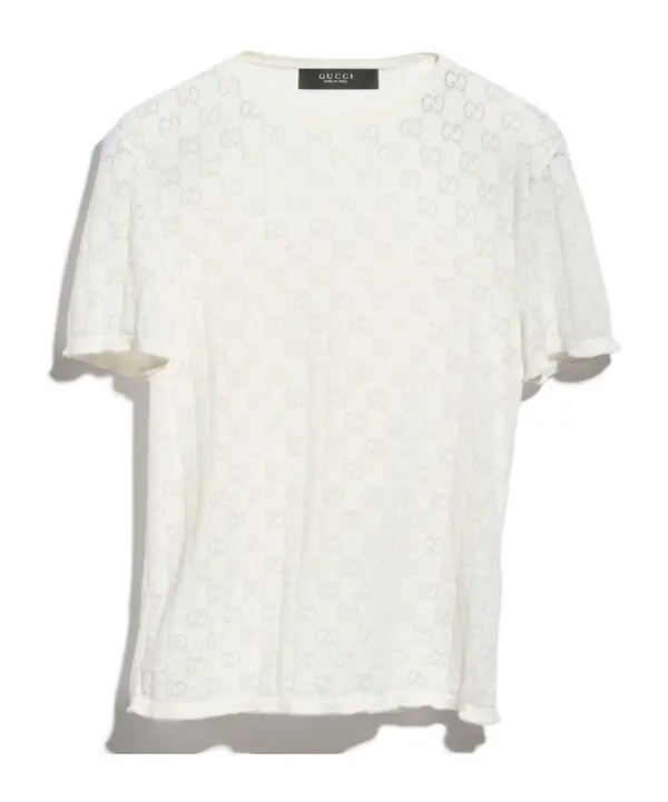 Gucci Gg Devoré T-shirt