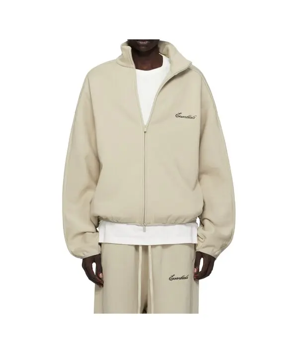 Fear Of God Stand Collar Zip-up Jacket - Nude