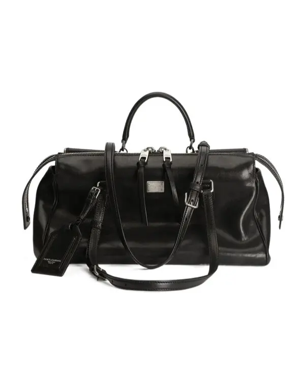 Dolce & Gabbana Vittoria Top Handle Bag - Black