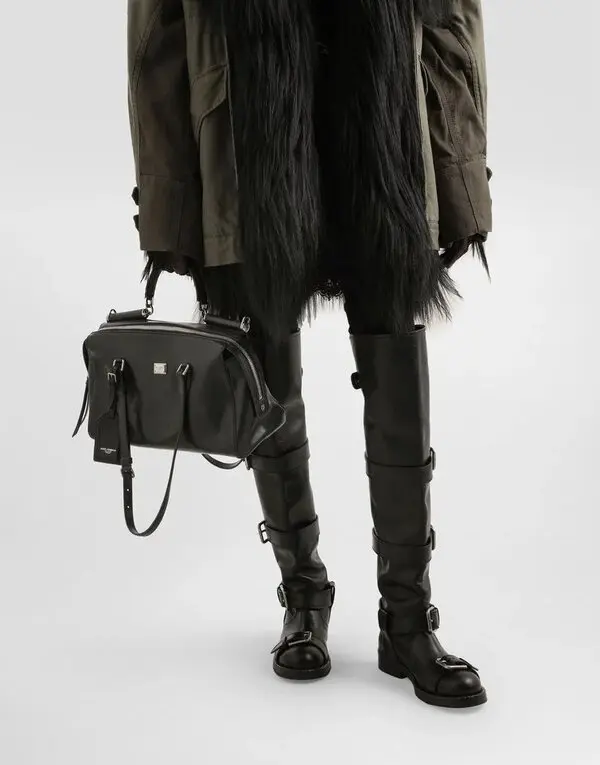 Dolce & Gabbana Vittoria Top Handle Bag - Black