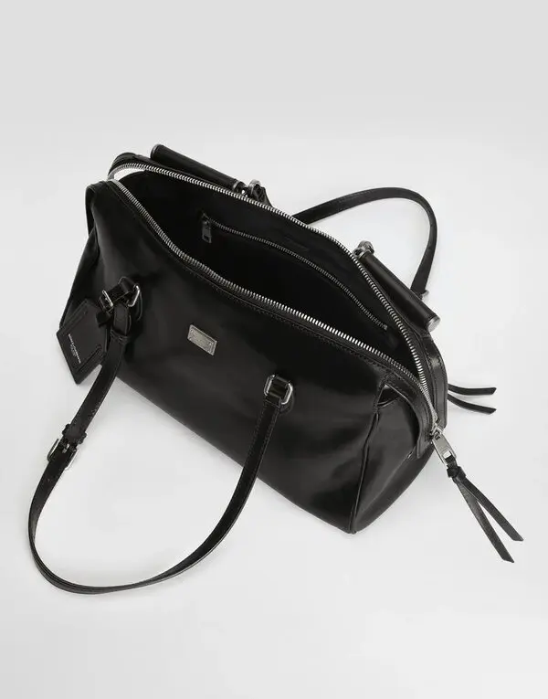 Dolce & Gabbana Vittoria Top Handle Bag - Black