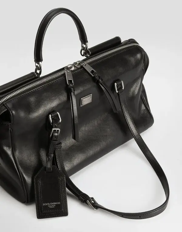 Dolce & Gabbana Vittoria Top Handle Bag - Black