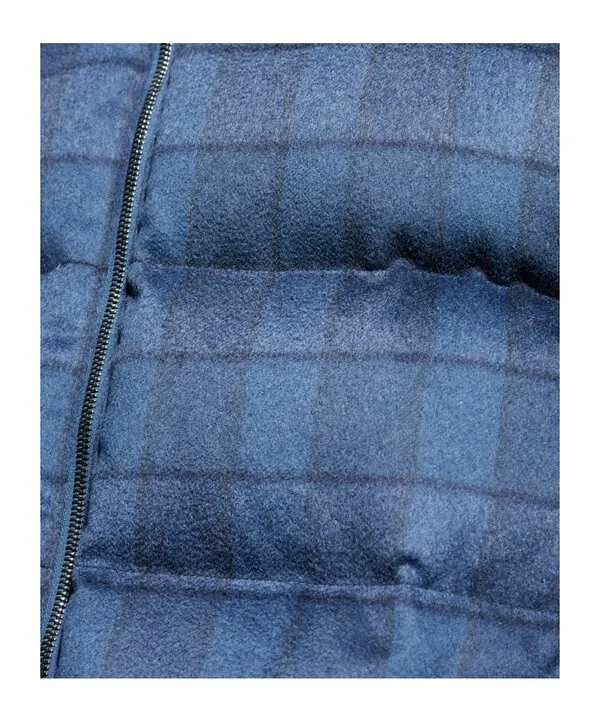 Etro Check Motif Down Jacket