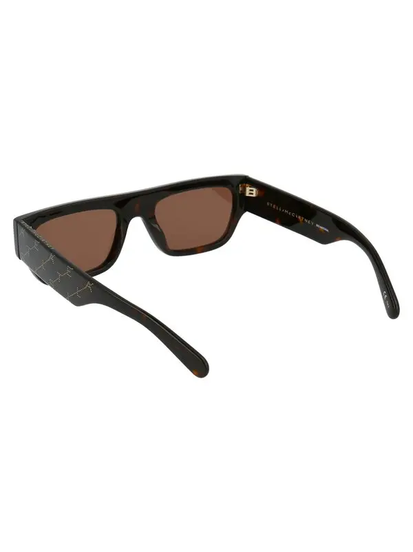 Stella McCartney Rectangular Frame Sunglasses With Logo Detail