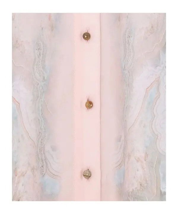 Zimmermann Illuminate Relaxed Shirt - Blue-agate