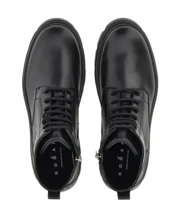 Hogan H692 Combat Boots - Black