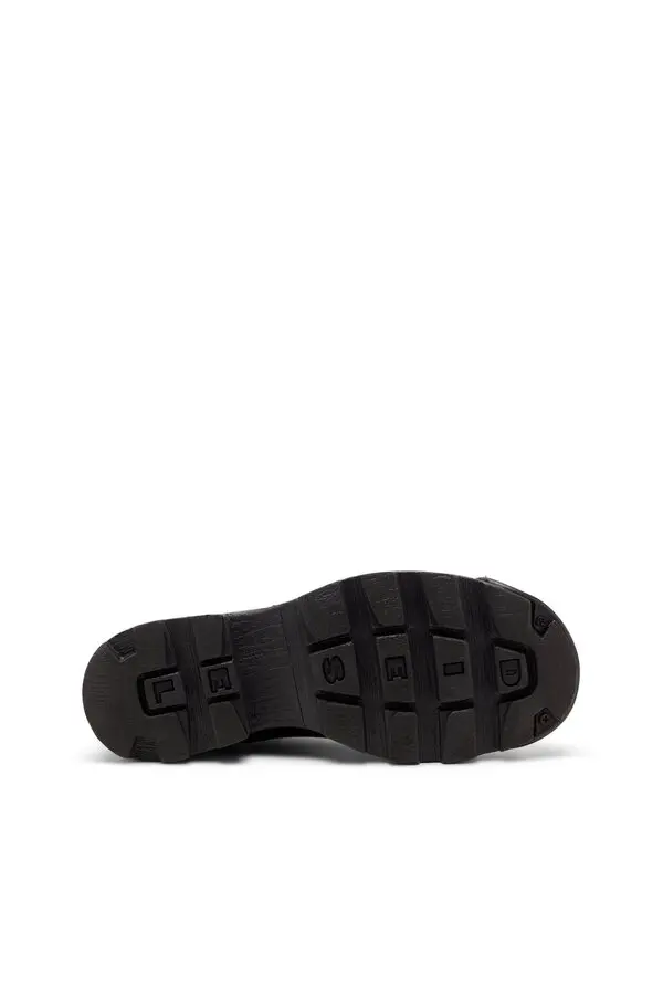 DIESEL® Zip-detail Oval-plaque Ankle Boots